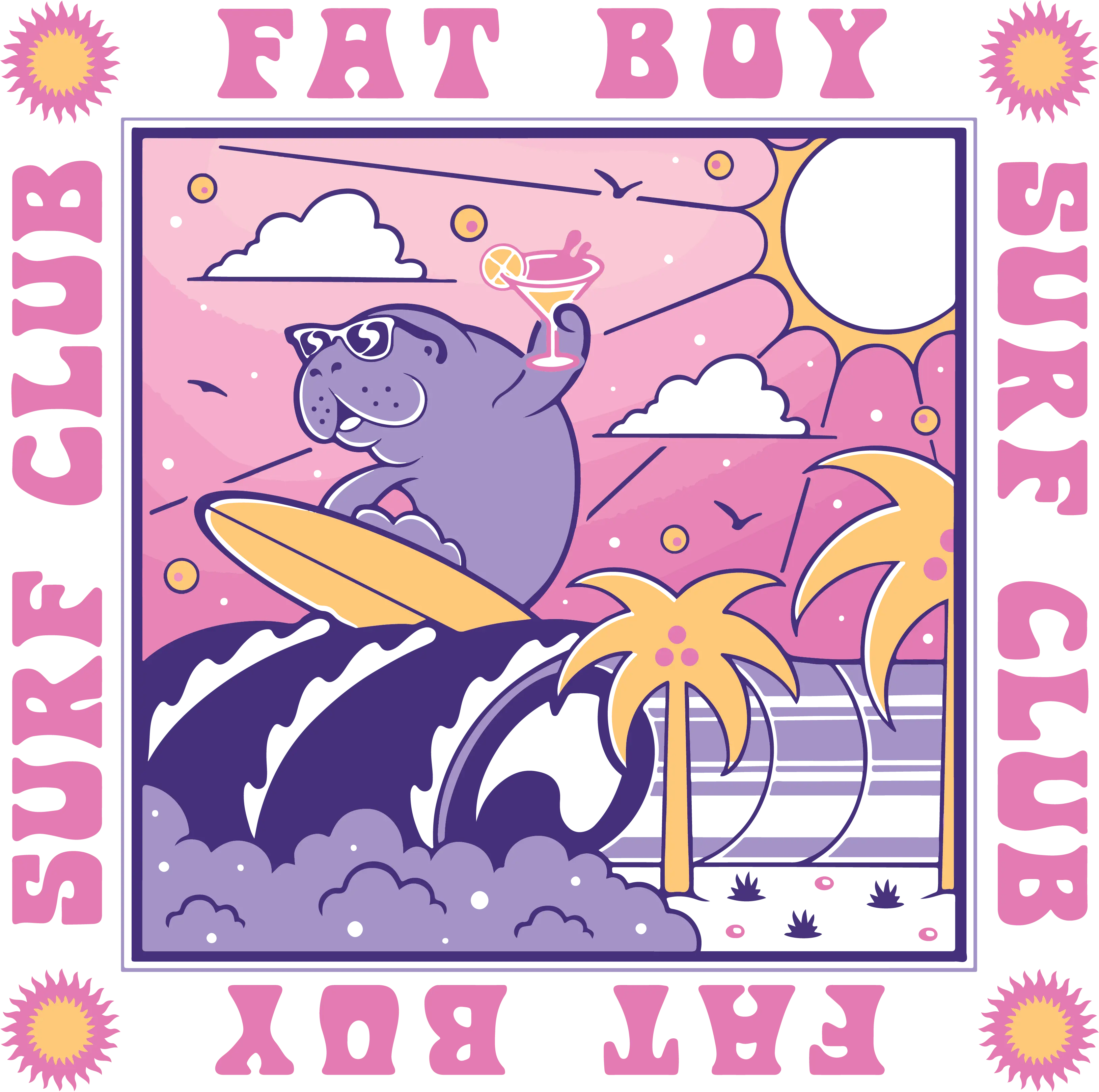 Party Wave! Get it now - Fat Boy Surf Club