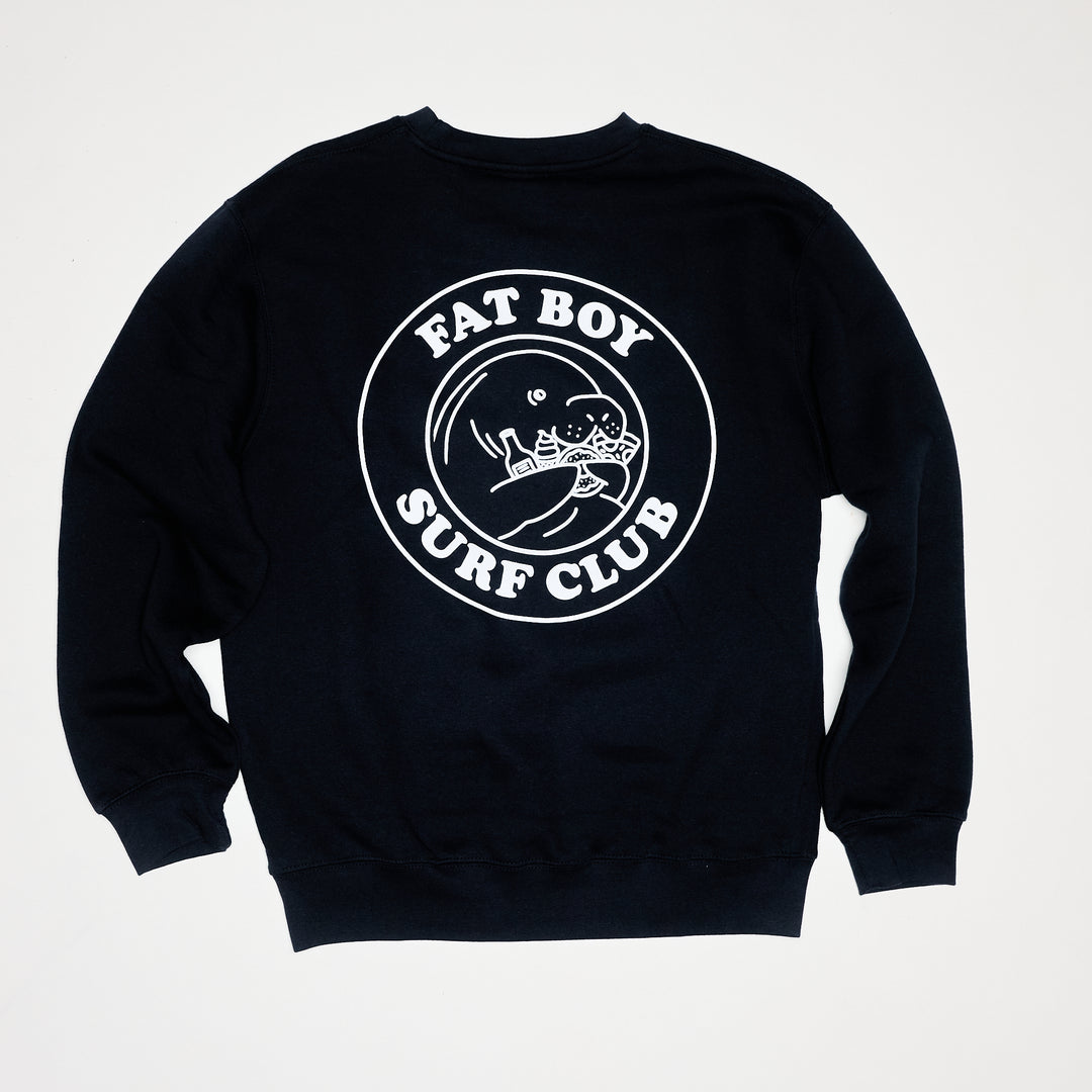 FBSC Premium Crewneck Sweatshirt - Navy - Fat Boy Surf Club